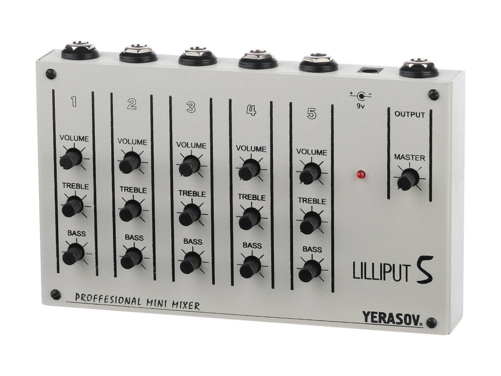 LILLIPUT-5B Микшерный пульт, 3 линейных/ 2 микрофонных входа, Yerasov