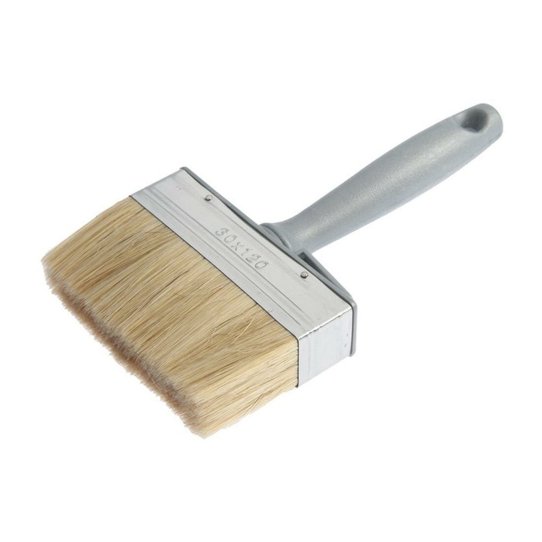 Кисть-макловица тундра, натуральная щетина, пластиковая рукоятка, 30х120 мм