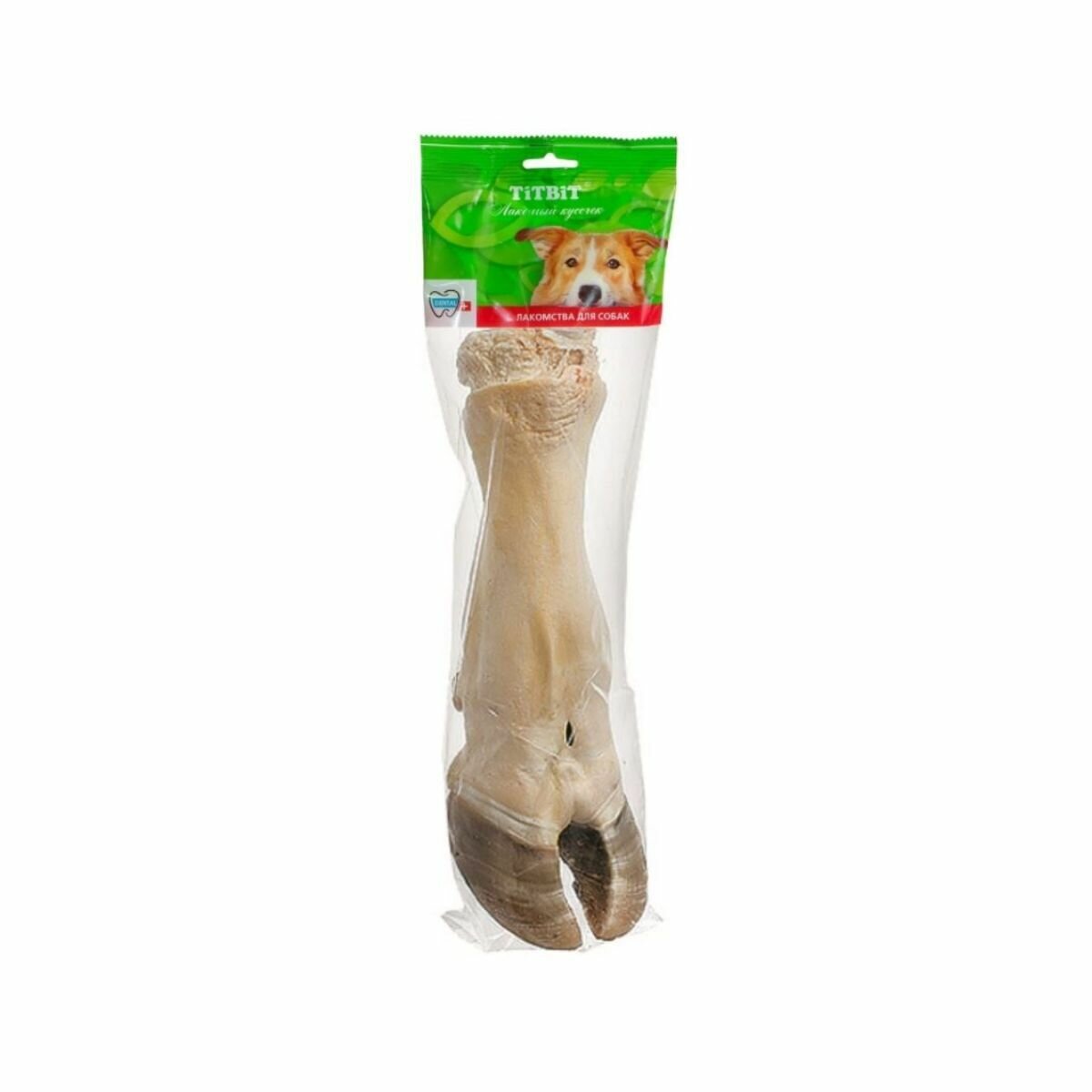 TiTBiT Лакомство для собак Нога говяжья большая