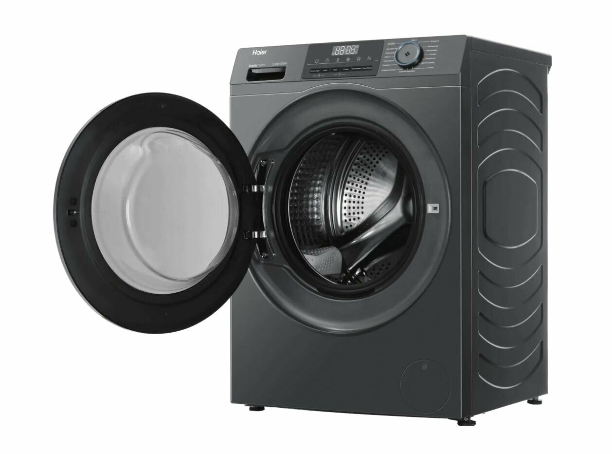 Стиральная машина Haier HW105-BP14406S, 10 программ, быстрая стирка, предварительная стирка