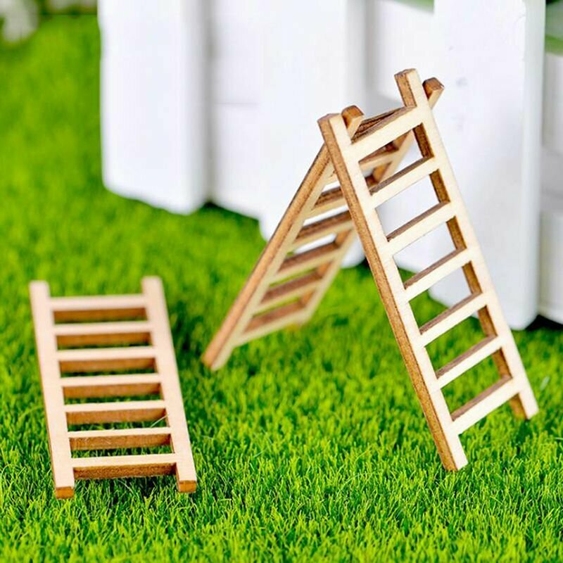 Деревянная лестница микро-ландшафта (3 для продажи)