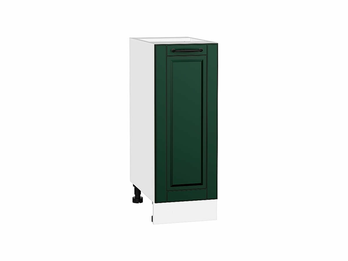 Шкаф нижний с 1-ой дверцей Дублин, цвет фасада Special Green, цвет каркаса Белый, 816*300*478 мм