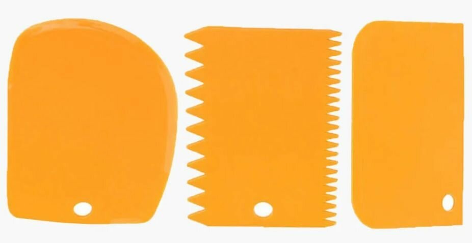 Шпатель кондитерский 3 штуки