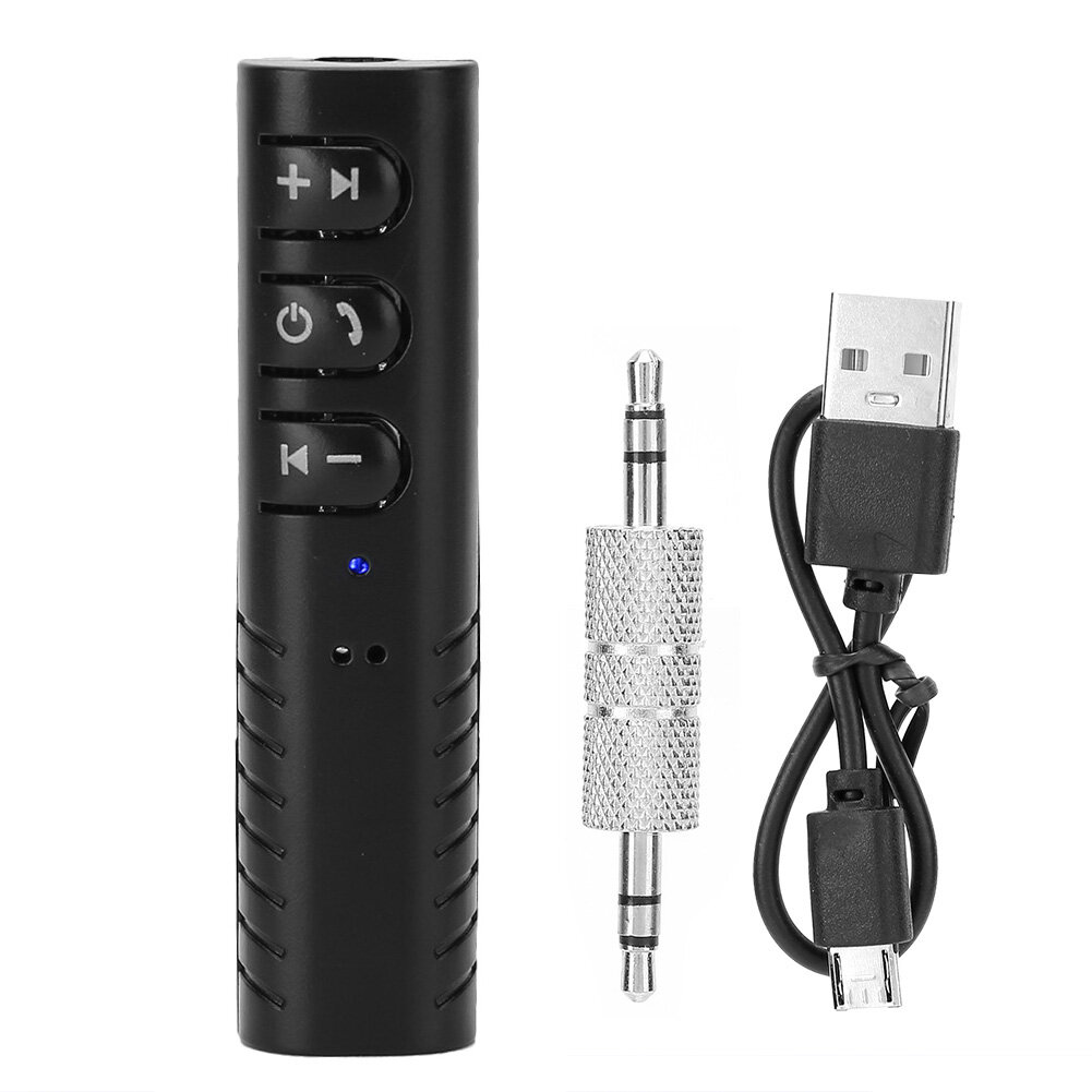 Автомобильный петличный аудиоресивер Bluetooth 4.1 с разъемом AUX 3,5 мм и стереомузыкой Hands Free