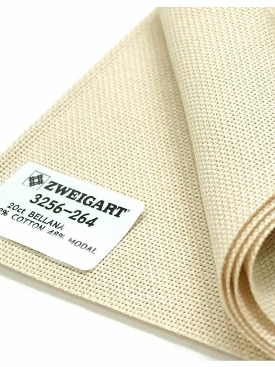 Канва Bellana 20 ct. (35x25 см, арт. 3256/264), 52% хлопок, 48% вискоза.