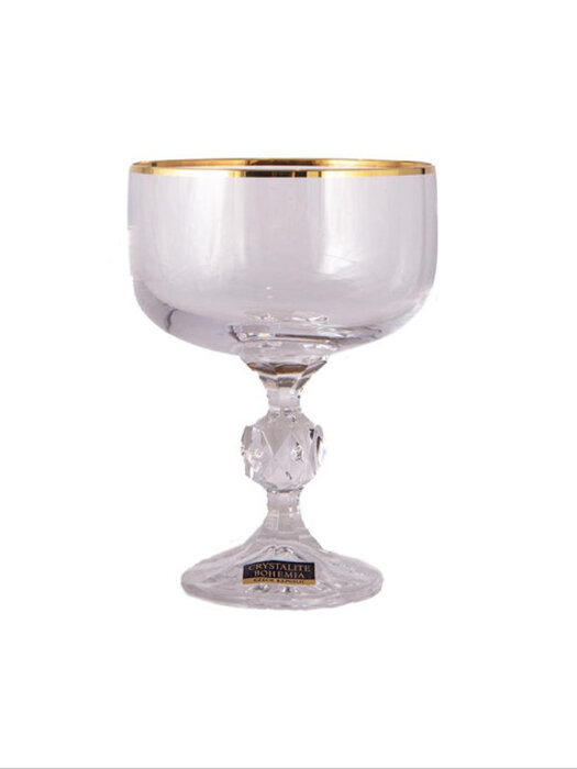 Набор креманок 200 мл 6 шт "Клаудия" с золотом