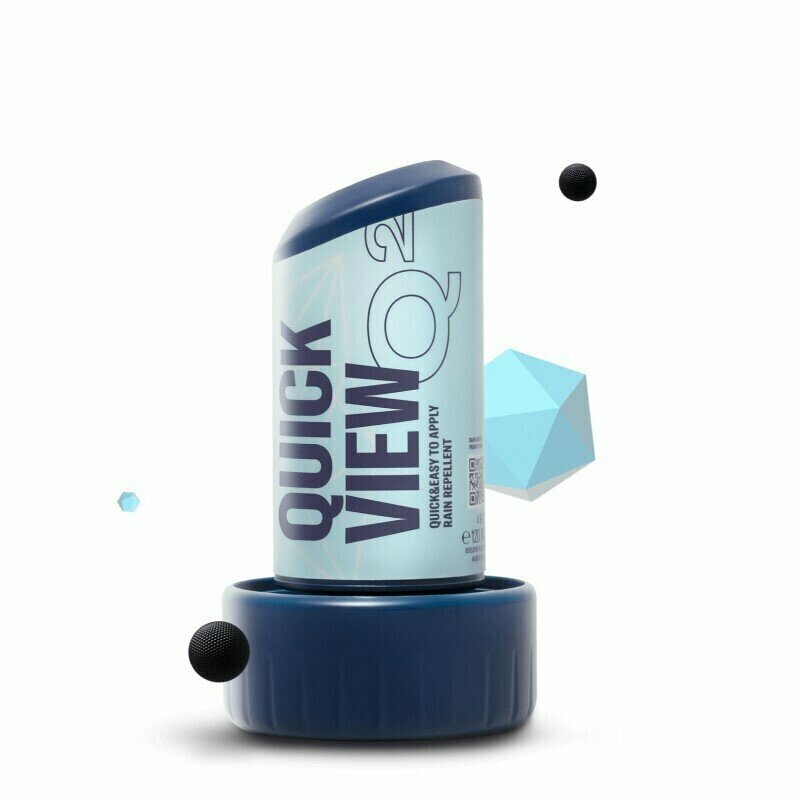 Антидождь, стойкий и простой в нанесении на основе кварца GYEON Q2 Quick View, 120мл