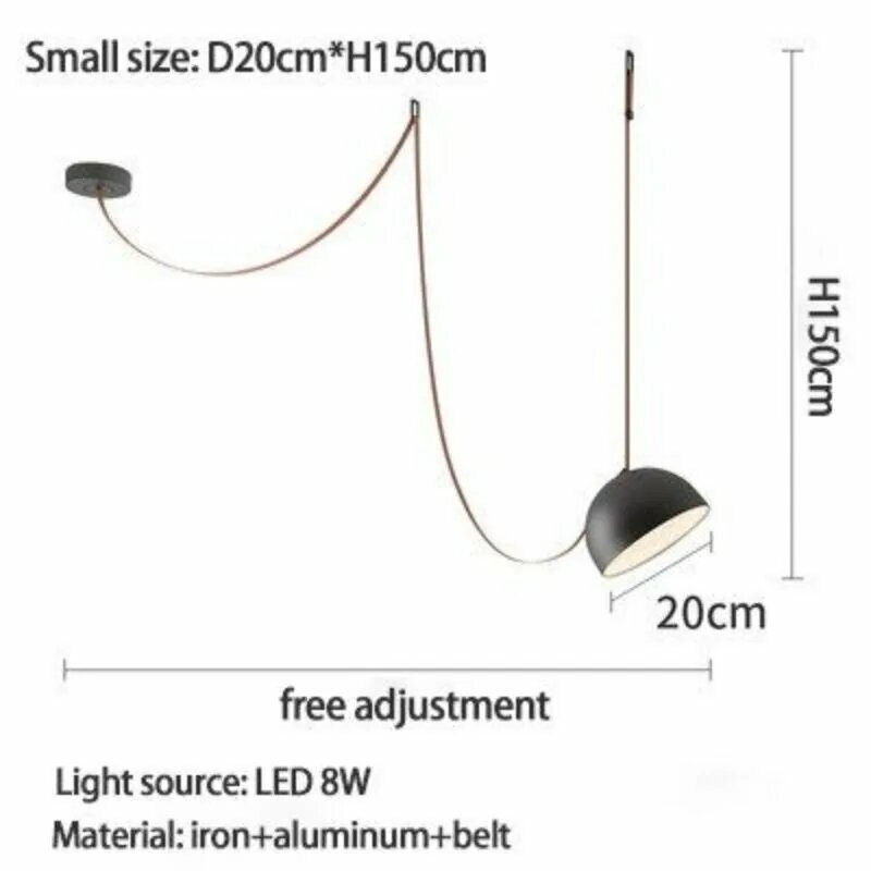 KNOW EASY-Люстра, LED, 8 Вт — фото 1