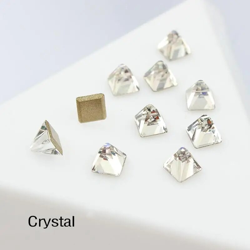 Стразы Crystal серебряные квадратные