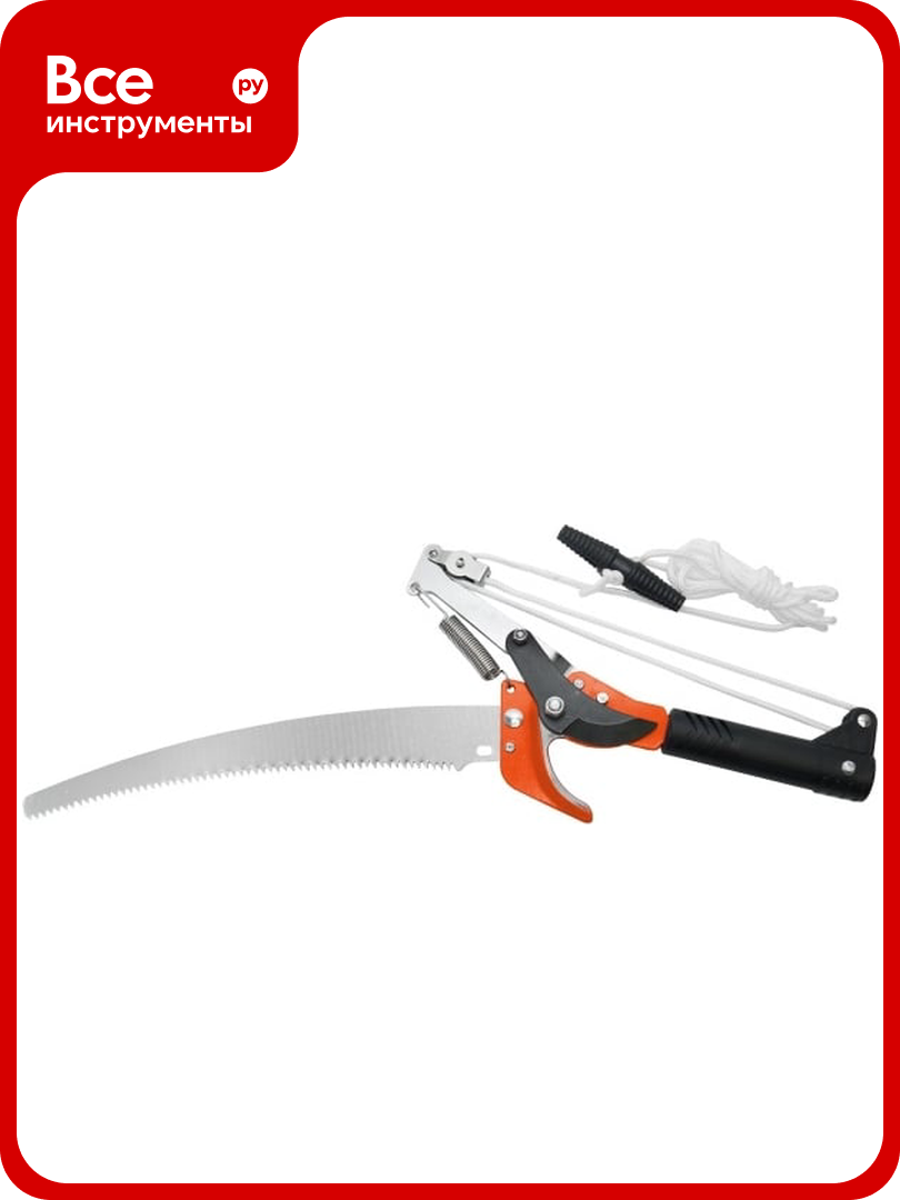 Штанговый сучкорез с пилой POLYAGRO 600 мм 7596600, с полным резом