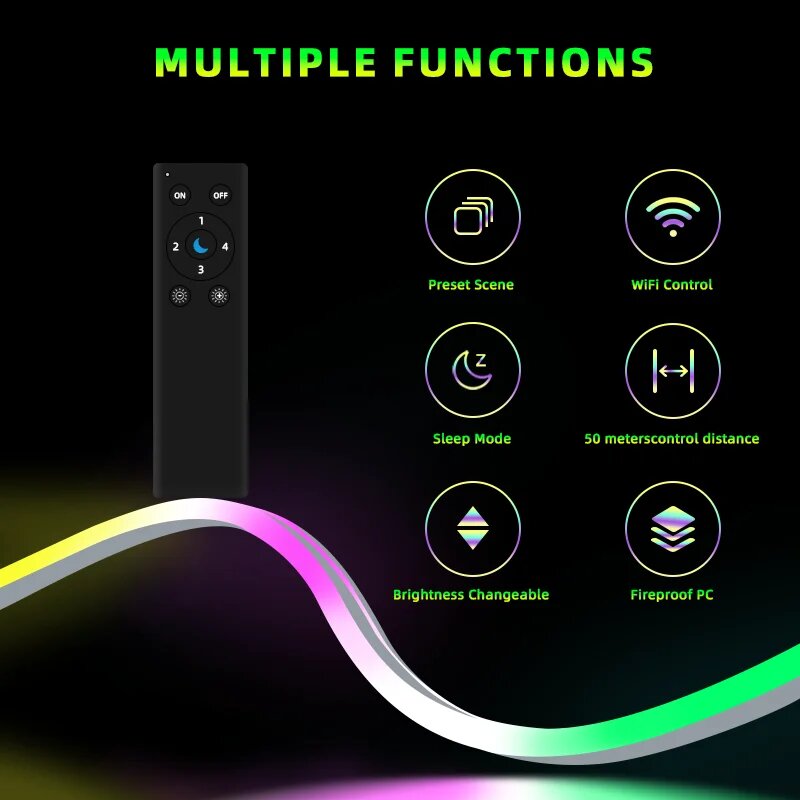 CENFAYA ESP32 WLED RGB-контроллер RF Remote Only