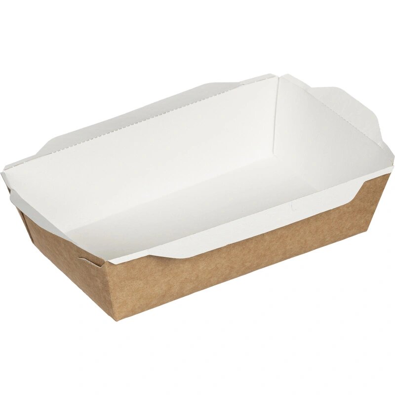 Контейнер (упаковка) ECO OPSALAD 800, крафт, 400шт/кор