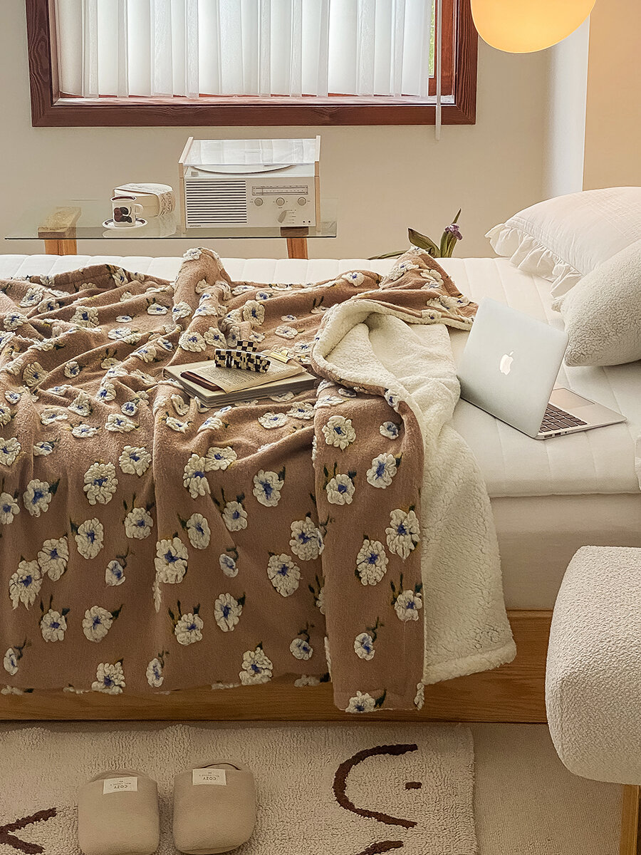 Плед Blanket, Wool/Lambswool, Jacquard/Office Lunch, 150x200 см