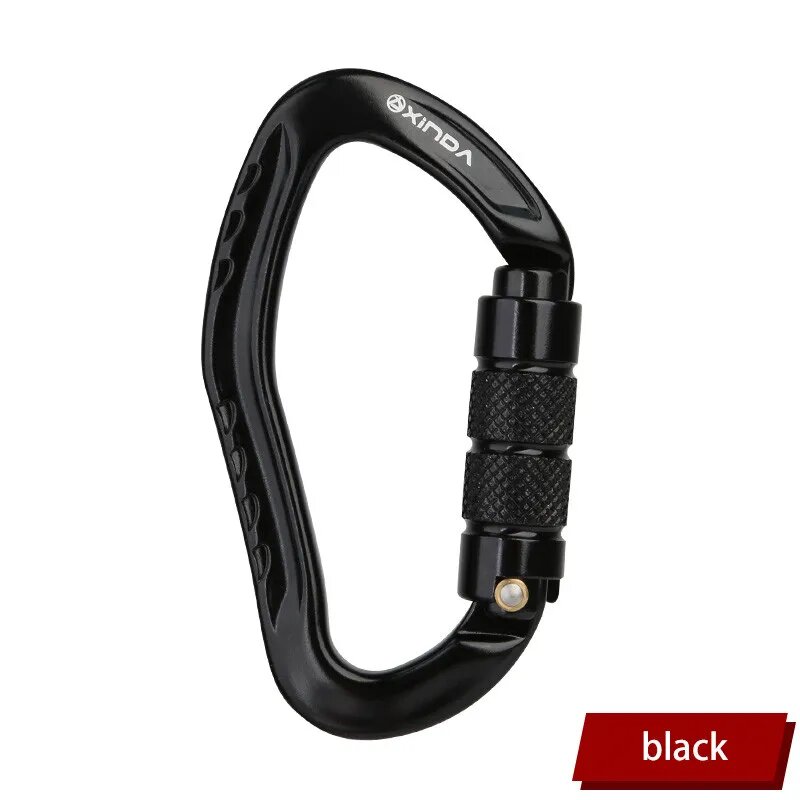 Карабин XINDA 22KN черный алюминий Черный, Black