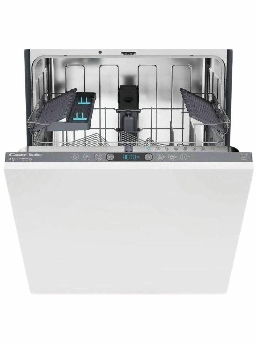 Встраиваемая посудомоечная машина Candy Rapido CI 3C9F0A-08, 60 см, 13 комплектов посуды, 8 программ мойки