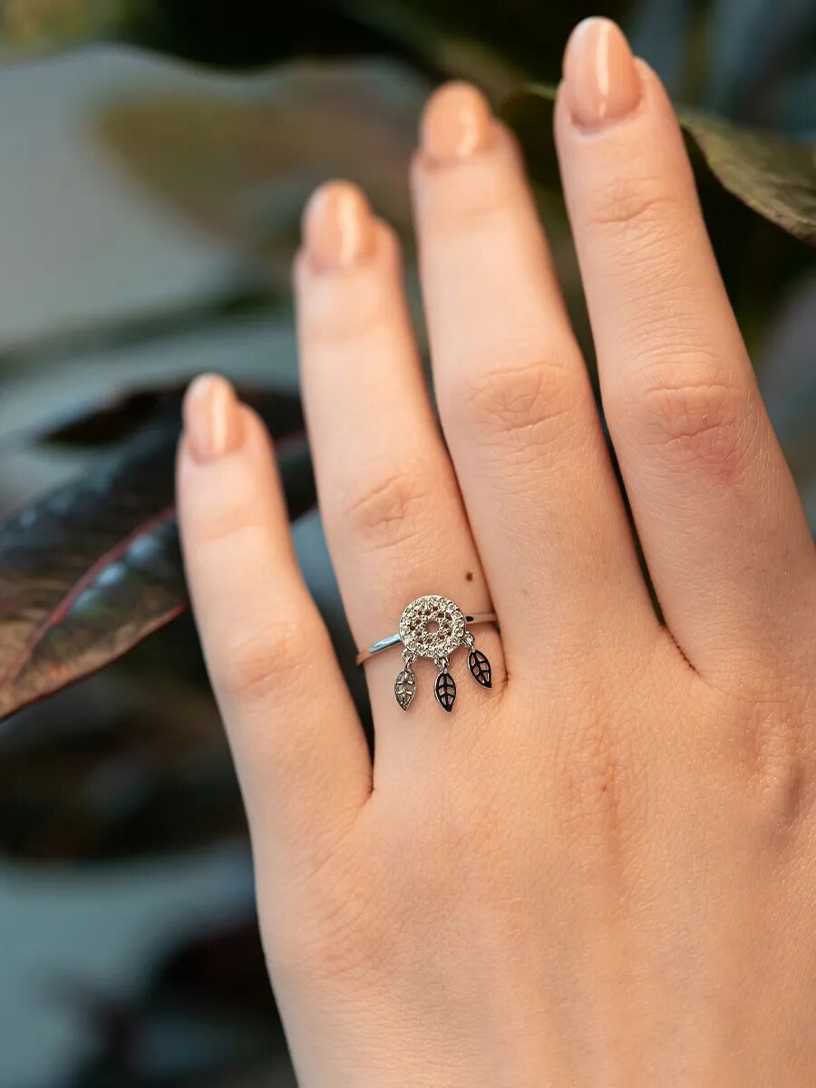 Кольцо, искусственный камень