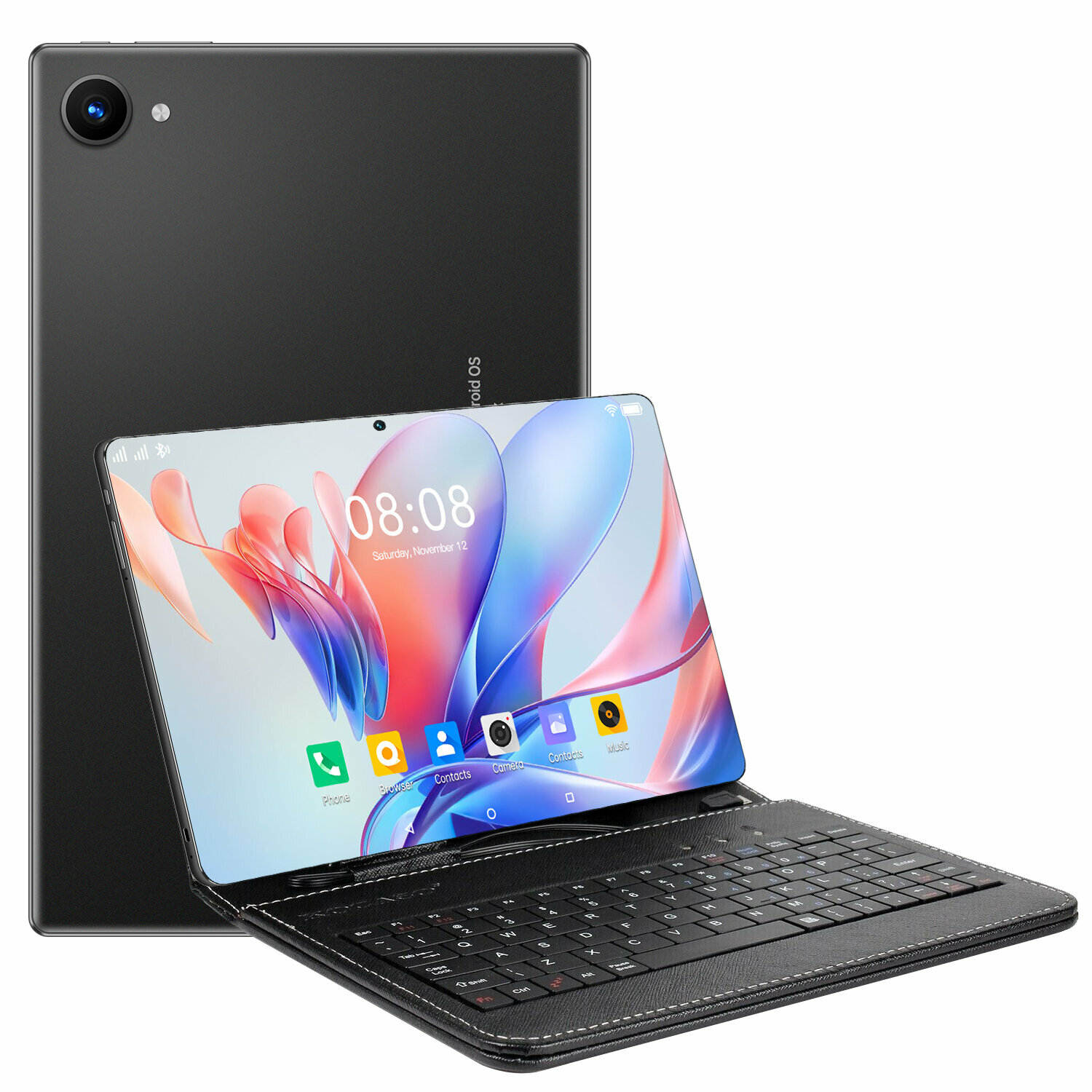 Студенческий планшет Tab A9, Android 13, 11", 16ГБ/1ТБ, процессор Helio G99,-Чёрный--Классическое ремесло b