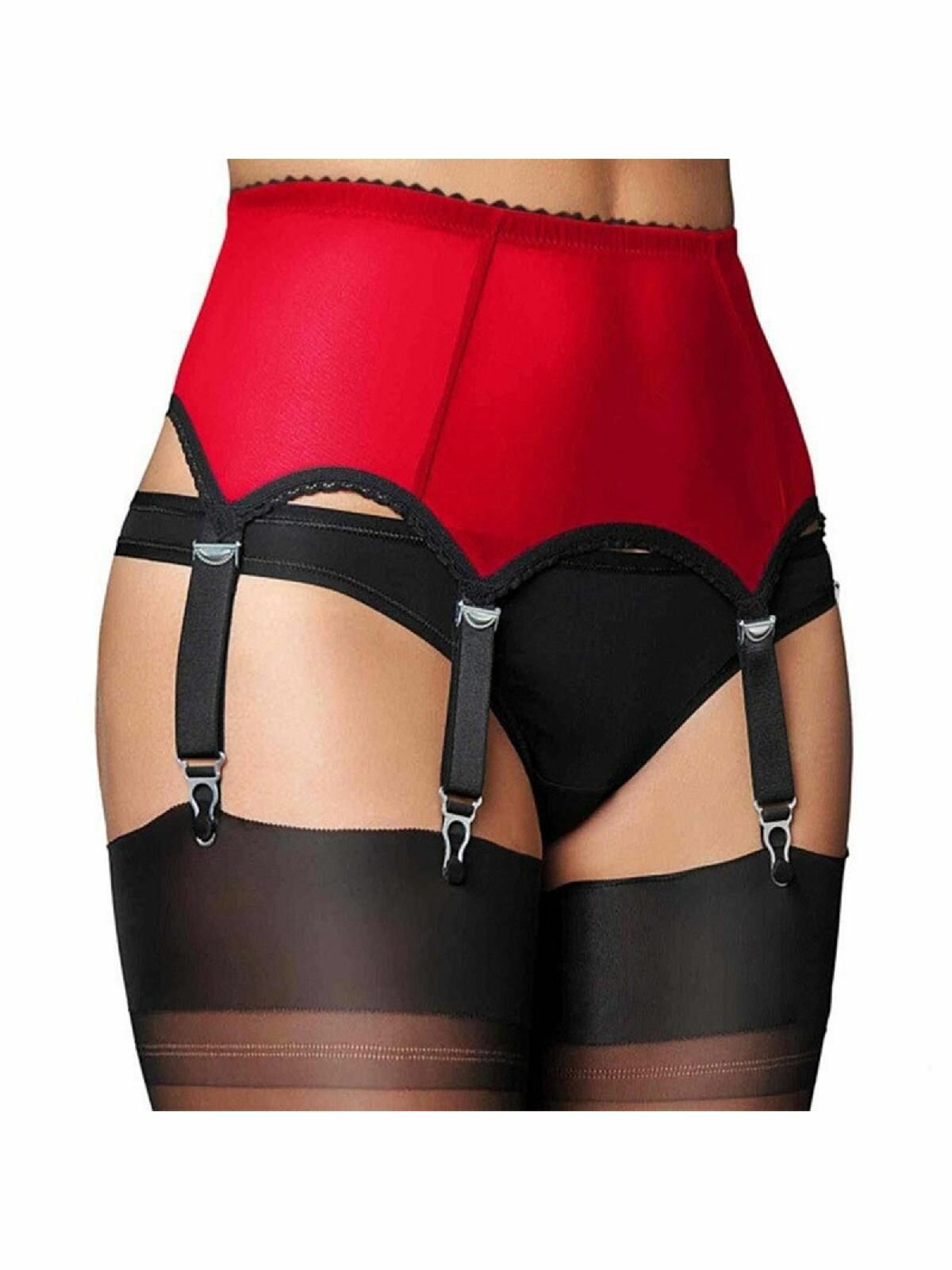 Корсет с подвязками для чулок