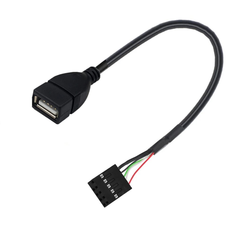 USB-адаптер UXG 9-контактный для материнской платы 9pin-USB Female-12cm