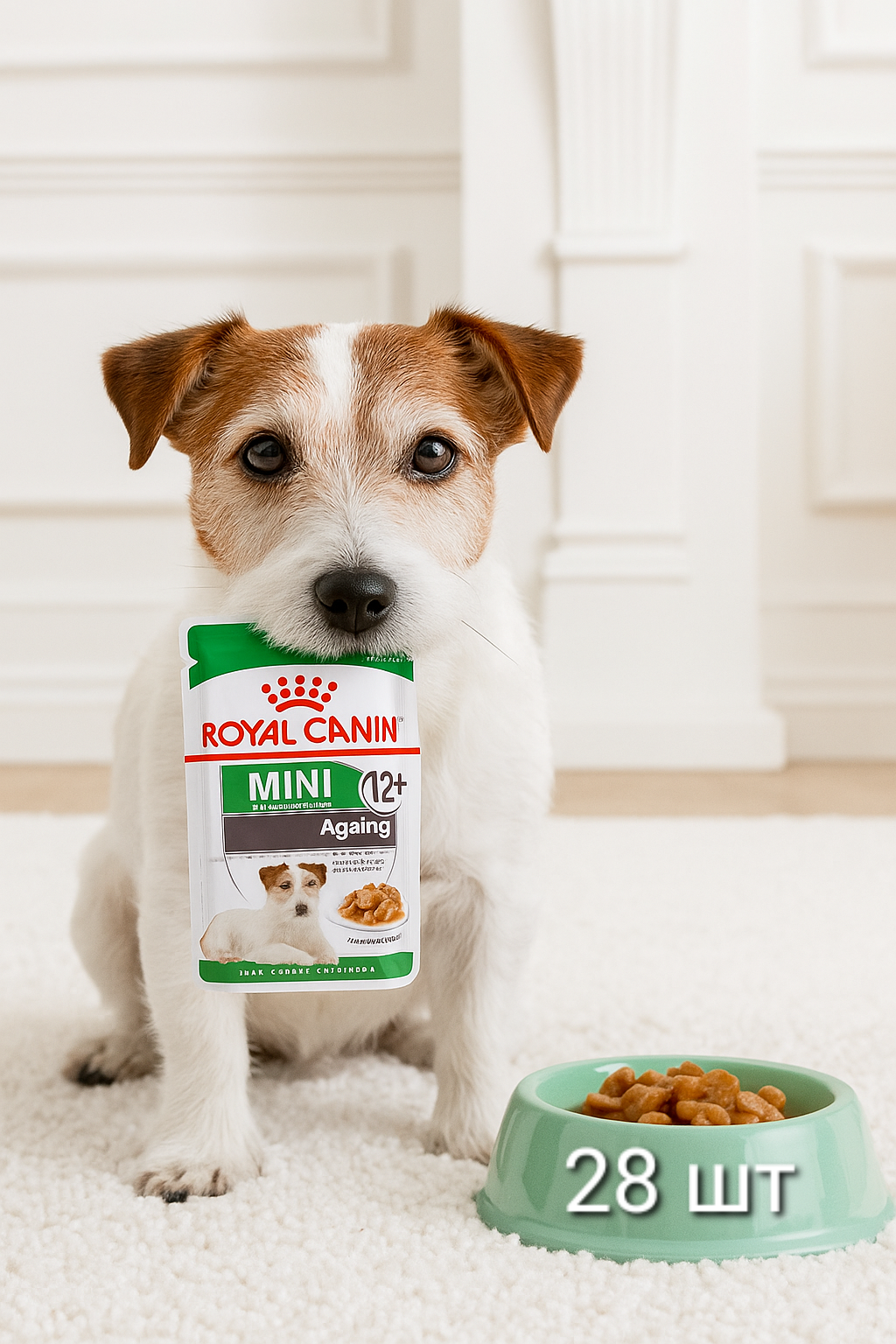 Влажный корм Royal Canin Mini ageing 12+ для пожилых собак мини пород, в соусе, 28 шт х 85 гр