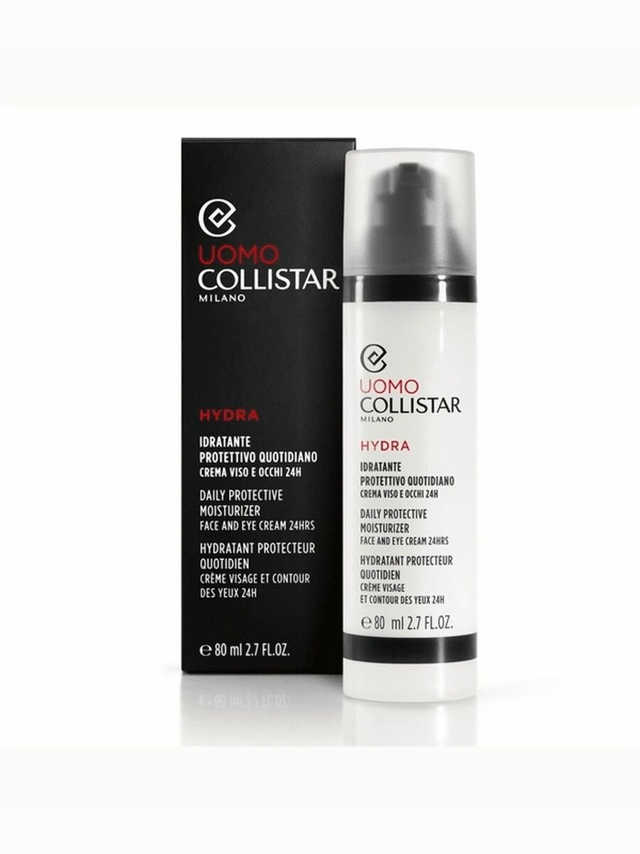 Collistar - Daily Protective Moisturizer face and eye cream 24h Крем для лица и кожи вокруг глаз для мужчин 80 мл