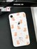 Чехол на Apple iPhone XR / Айфон XR с принтом Паттерн бежевые мишки, прозрачный