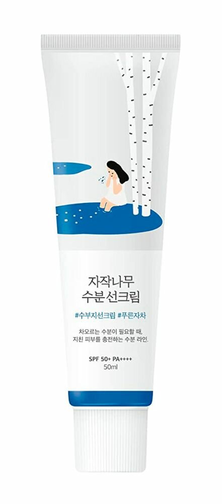 Увлажняющее солнцезащитное средство с берёзовым соком Round Lab Birch Juice Moisturizing Sunscreen SPF50+ PA++++, 50 мл