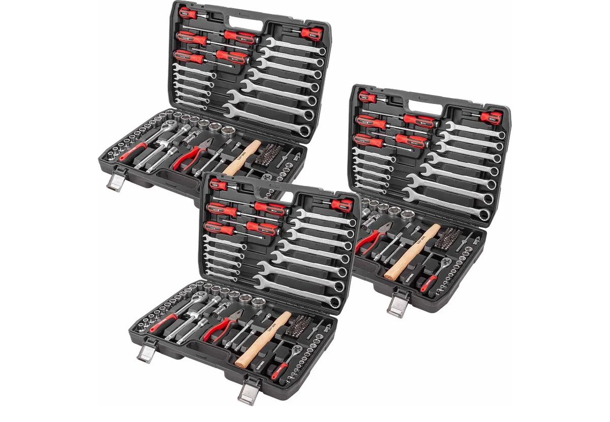 Набор инструментов Baum Auto, 106 элементов, в кейсе, с трещотками