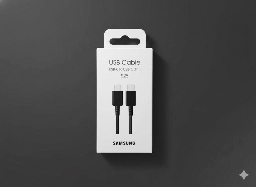 Кабель Samsung S25 USB Type-C - USB Type-C 1 m ( EP-DA ) Черный Original