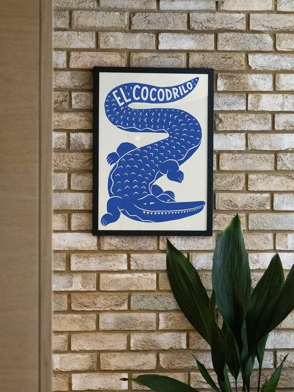 Интерьерный постер "El Cocodrilo" в стиле pinterest, 30x40 см — фото 1