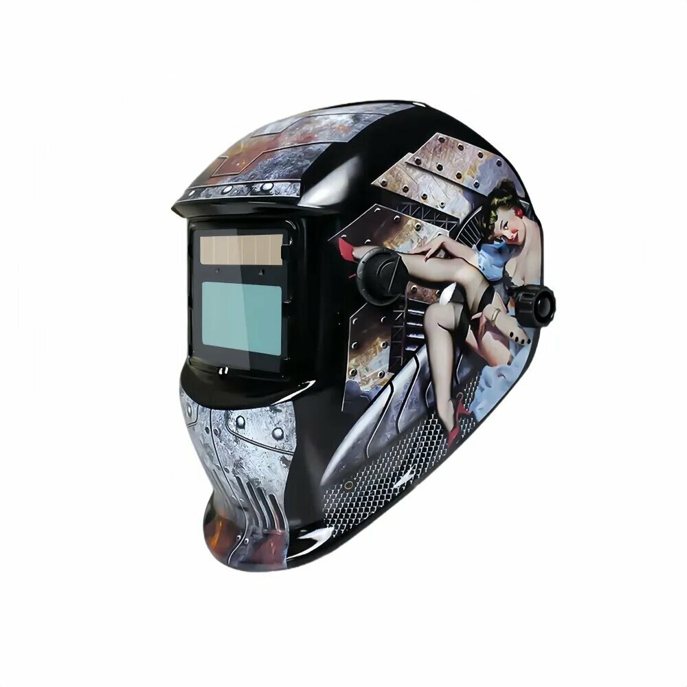 Сварочная маска 4-13 Visor / IR 4-13G M размер смотрового окна 100x65 мм / 4 сенсора