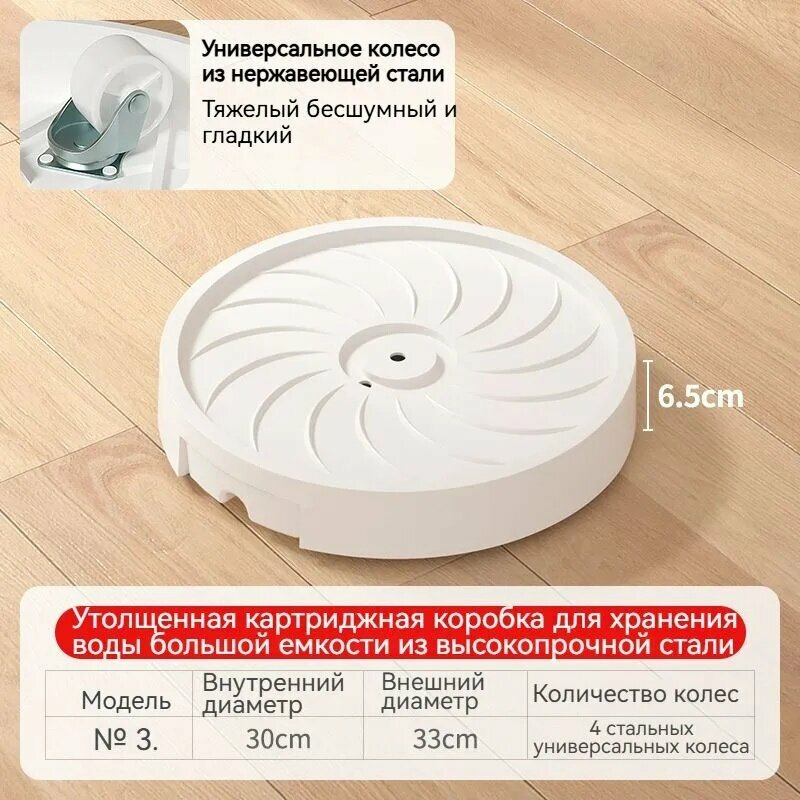 Поддон для цветов,30 см х 38 см х 6.5 см