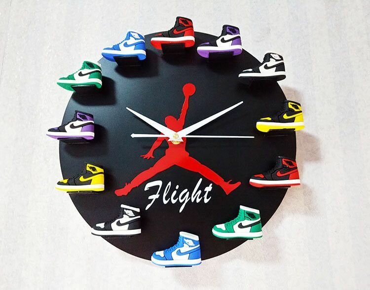 3d стерео модель обуви настенные часы