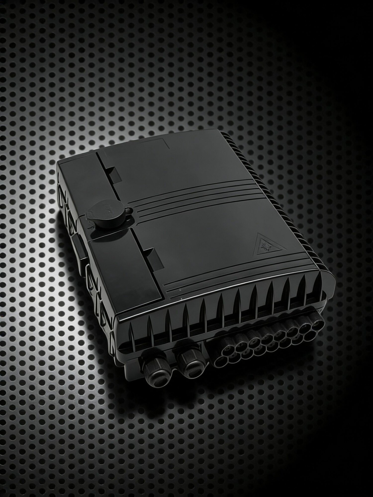 Кросс-муфта оптическая FOXNET F215 16 волокон, IP65, черная