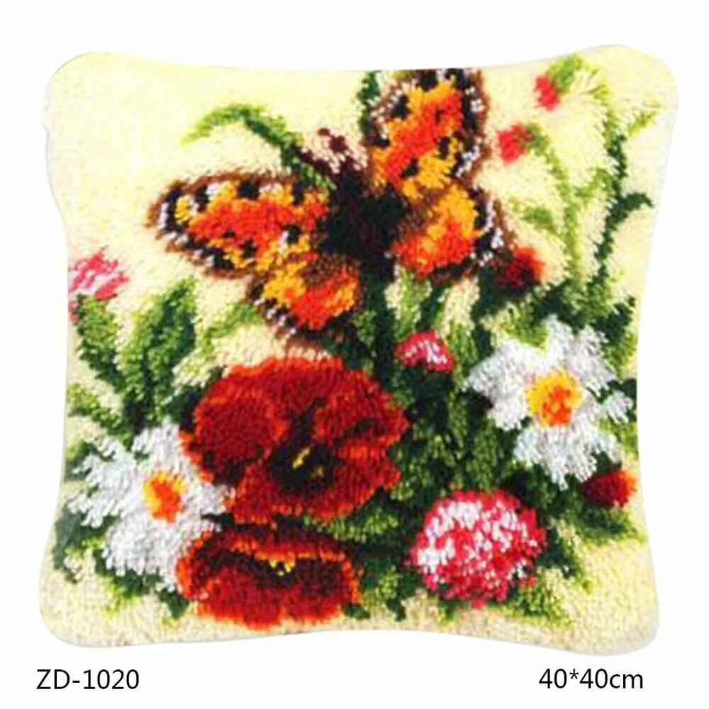 Цветы своими руками для набора ковриков с крючком-защелкой, 3Д-сегментная подушка для вышивания крестом шерстяным