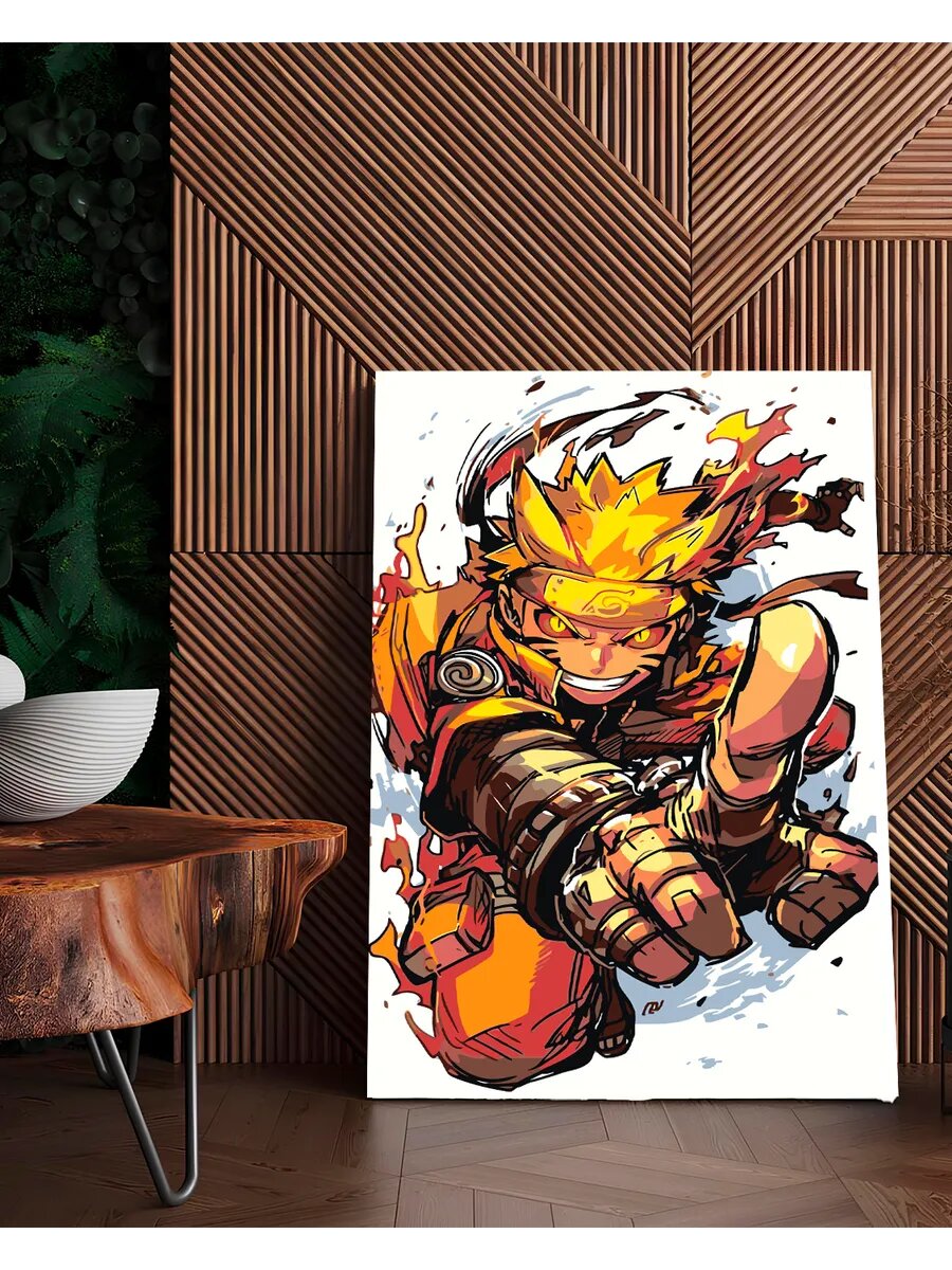 Картина по номерам Наруто Узумаки_Аниме