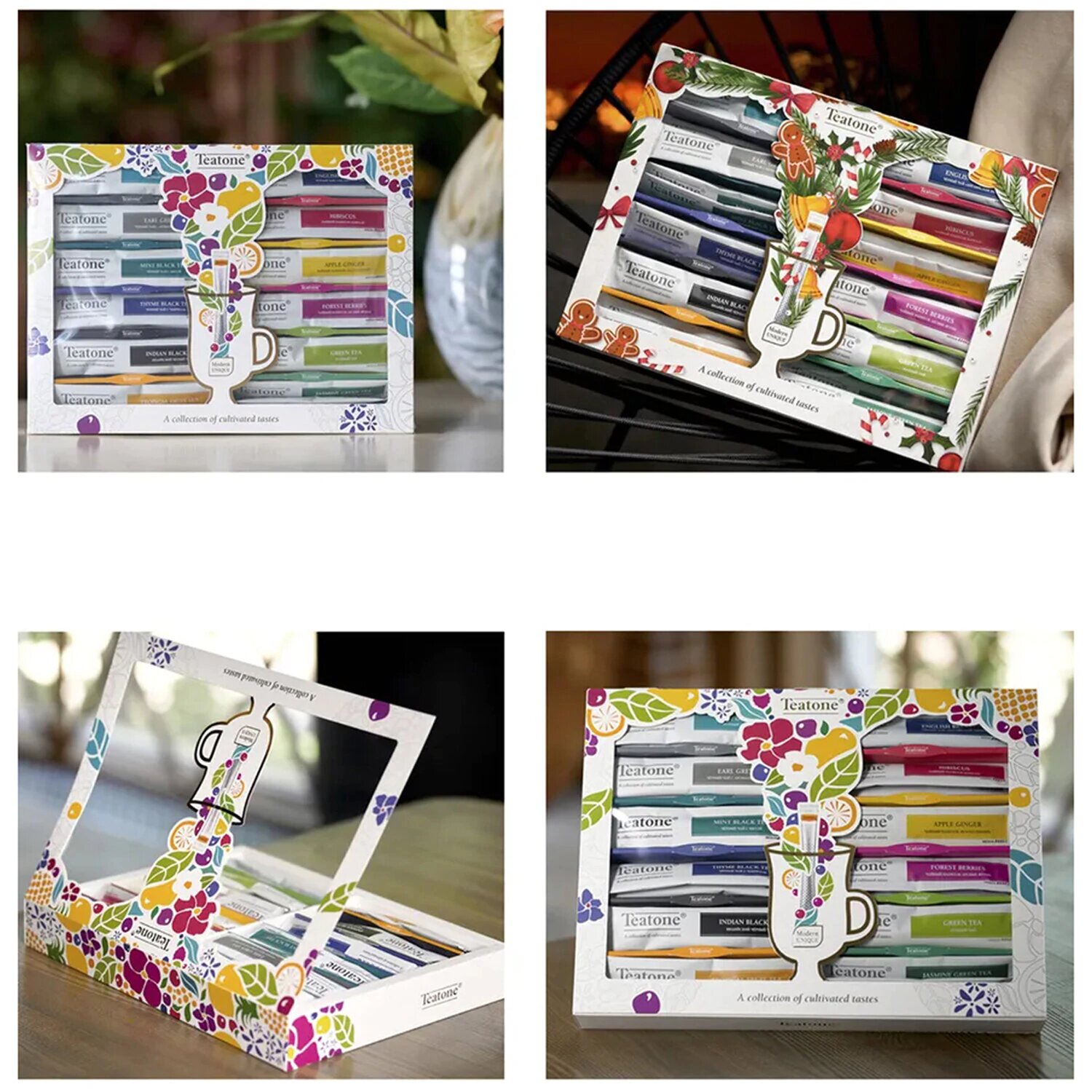 Чай TEATONE ассорти 12 вкусов, набор 60 стиков