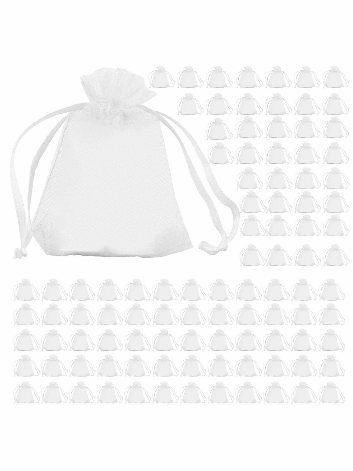 100шт Фруктовые защитные пакеты Зеленые сетчатые пакеты с завязками для фруктов