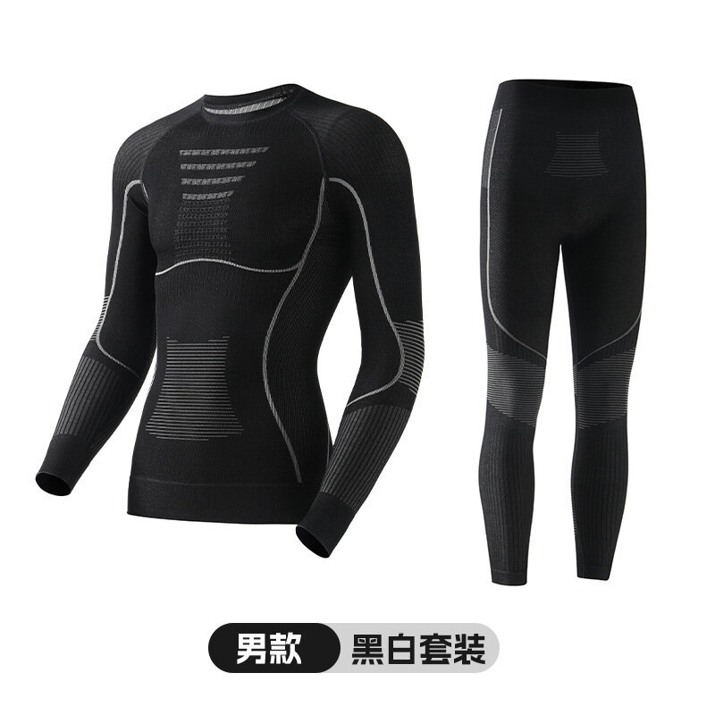 ⭐2025 Мериносовая шерсть Быстросохнущая одежда Мужское лыжное белье Женская компрессионная термокомпрессия Влагоотводящий функциональный костюм для походов и лыж Зима⭐