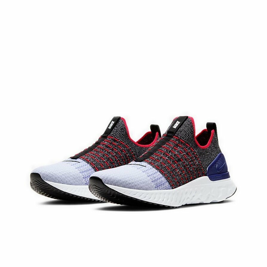 Кроссовки NIKE React Phantom Run Flyknit 2, размер EU 40.5 стопа (25.5CM), черный — фото 1