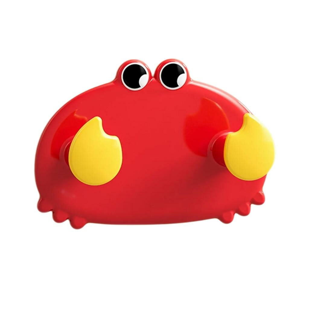 Крючок для стены с дизайном крабов, без повреждения поверхности, Ягода красная