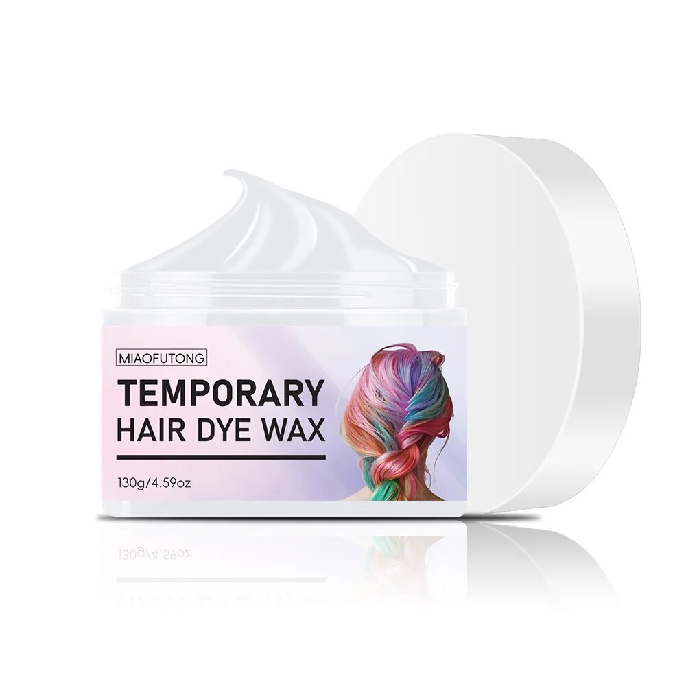 Цветной восковой воск для волос white130g