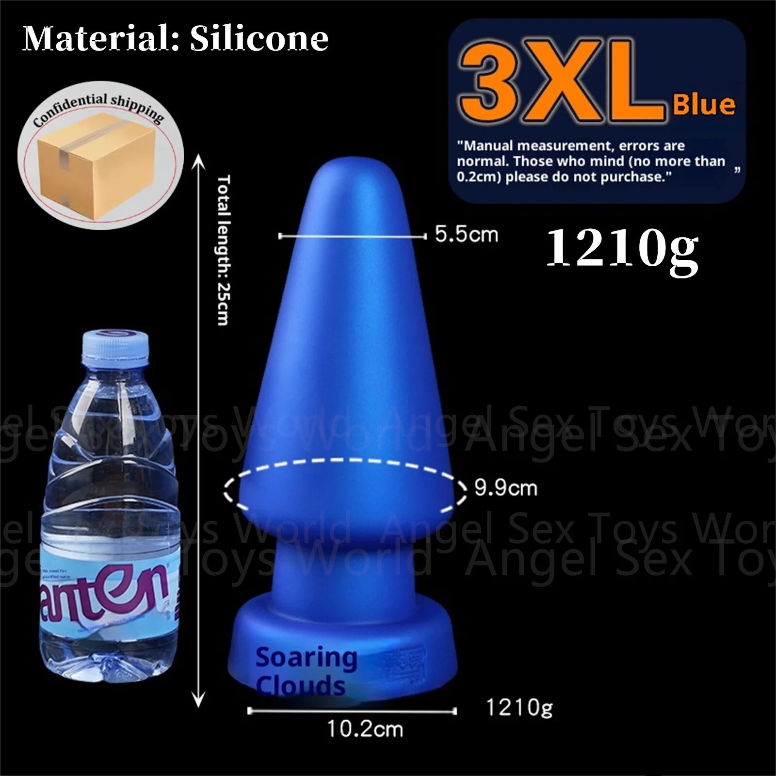 Силиконовые конусы Анальная пробка Удобная анальная пробка Секс-игрушки для взрослых Расширитель 3XL