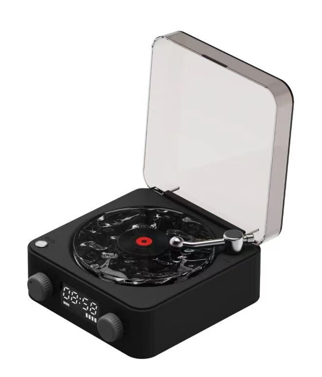 Беспроводная Bluetooth-колонка с белым шумом и подсветкой, подходит для сна - черная