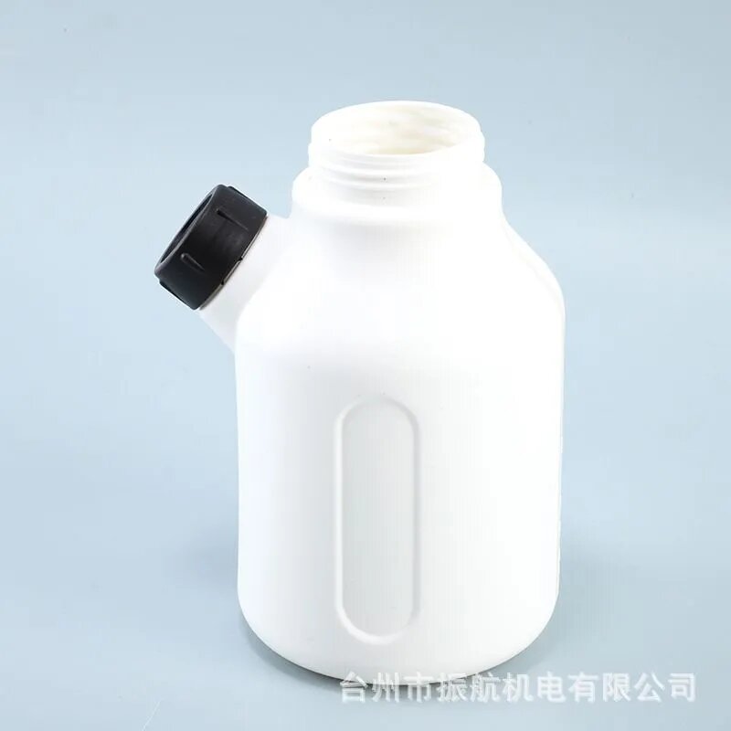 Пластиковый бачок (бутыль) для пенной насадки (пеногенератора), боковой вход воды, 1 л.