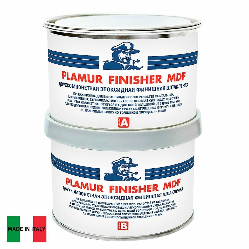 Финишная шпаклевка для яхт и катеров 4,5 л Мореман Plamur Finisher MDF (10270532 )