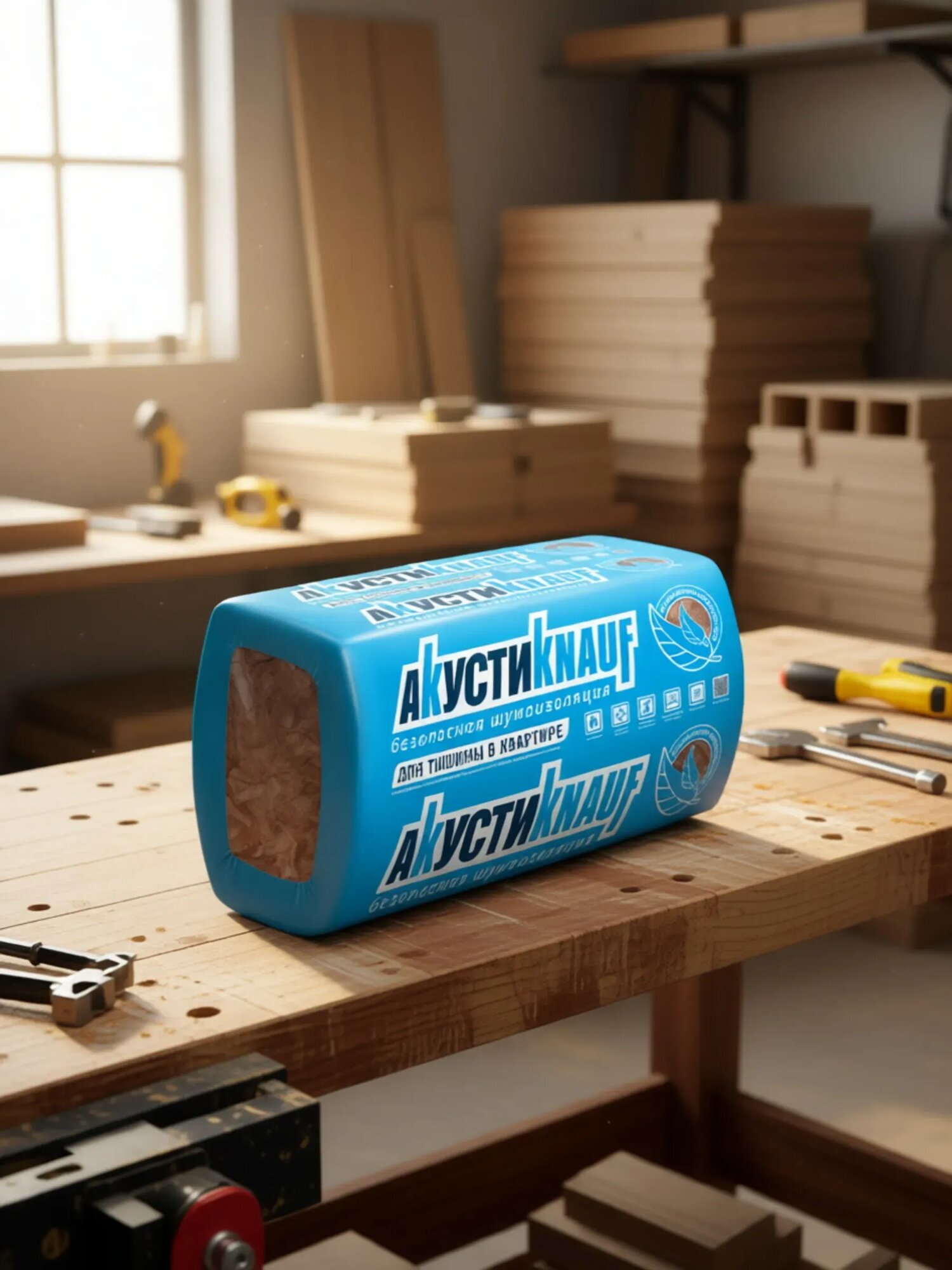 АкустиKNAUF звукоизоляционные плиты KNAUFINSULATION 50X610X1230мм минеральная вата