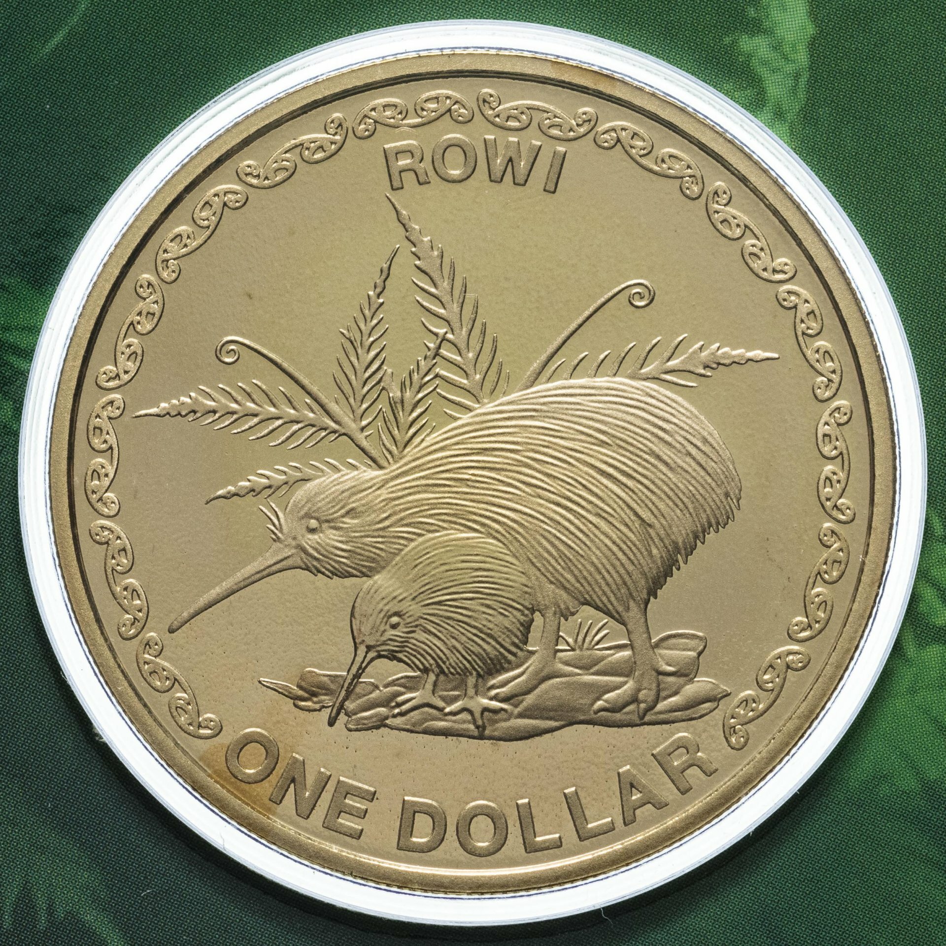 Новая Зеландия 1 доллар 2005 "Рови", Алюминиевая бронза, в сохранности UNC
