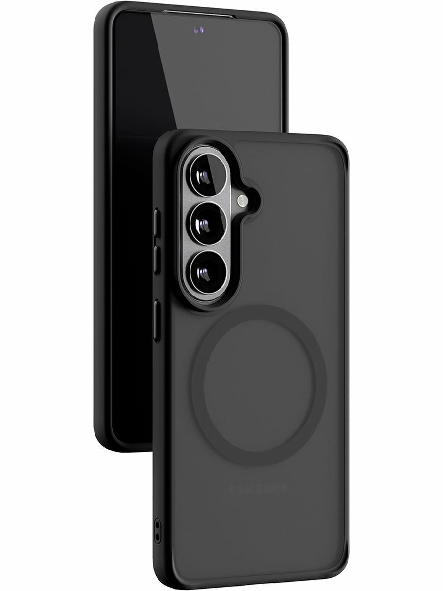 Клип-кейс VLP Bloomс, для Samsung Galaxy S26, MagSafe, чёрный
