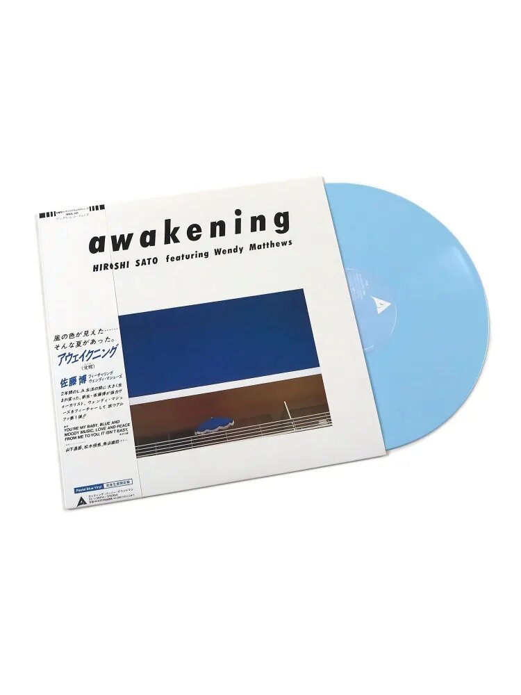 Виниловая пластинка Hiroshi Sato Featuring Wendy Matthews - Awakening , Limited Edition, Blue Pastel vinyl Новый